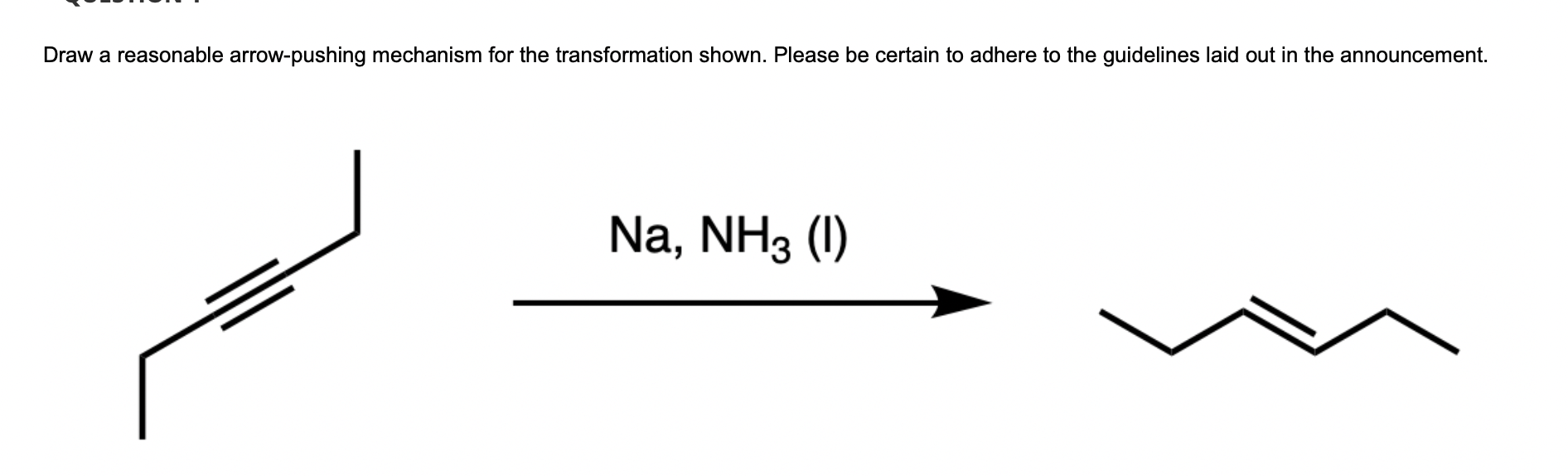 Solved 1. Draw a reasonable arrow-pushing mechanism for the | Chegg.com
