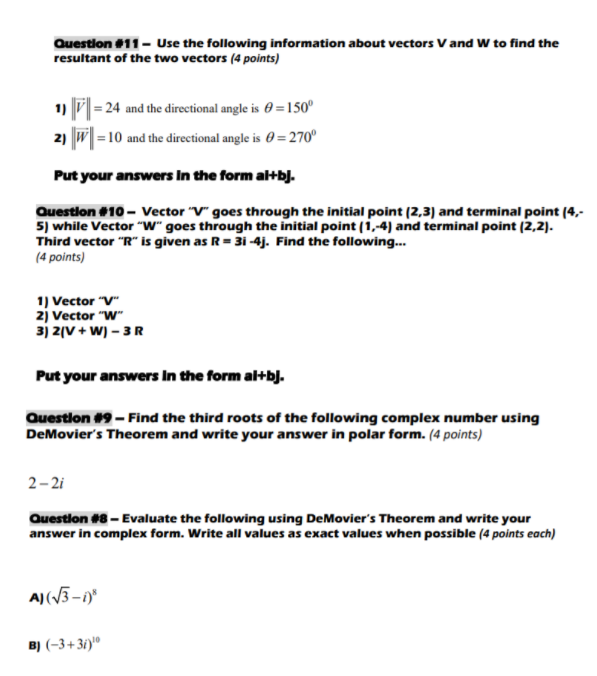 Solved Question 11 Use The Following Information About 