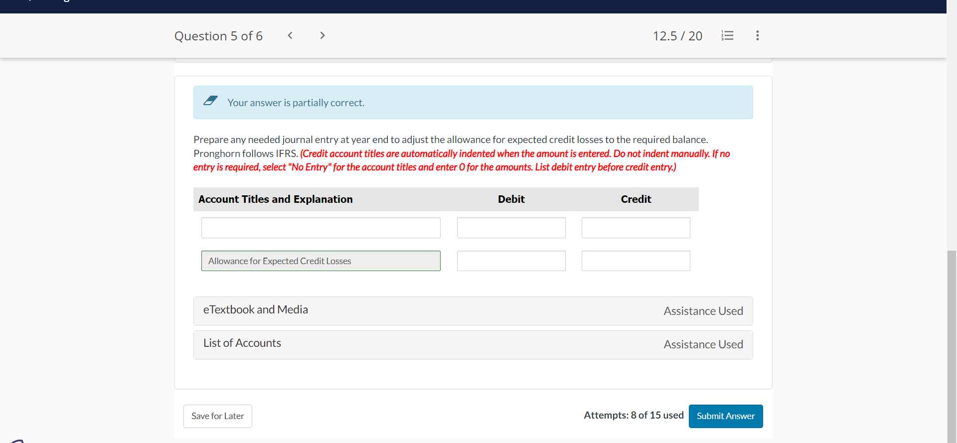 Solved At January 1, 2023, the credit balance of Pronghorn | Chegg.com