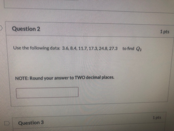 Solved Question 1 Use the following data: 4, 8.4, 9.9, 12.8, | Chegg.com