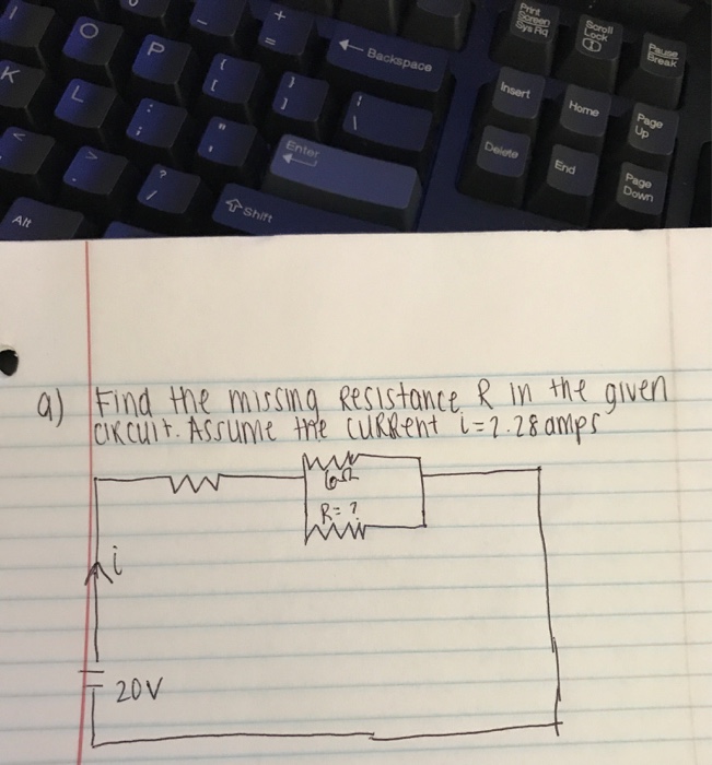 Solved Find the missing resistance R in the given circuit. | Chegg.com Solved Find the missing resistance R in the given circuit. | Chegg.com