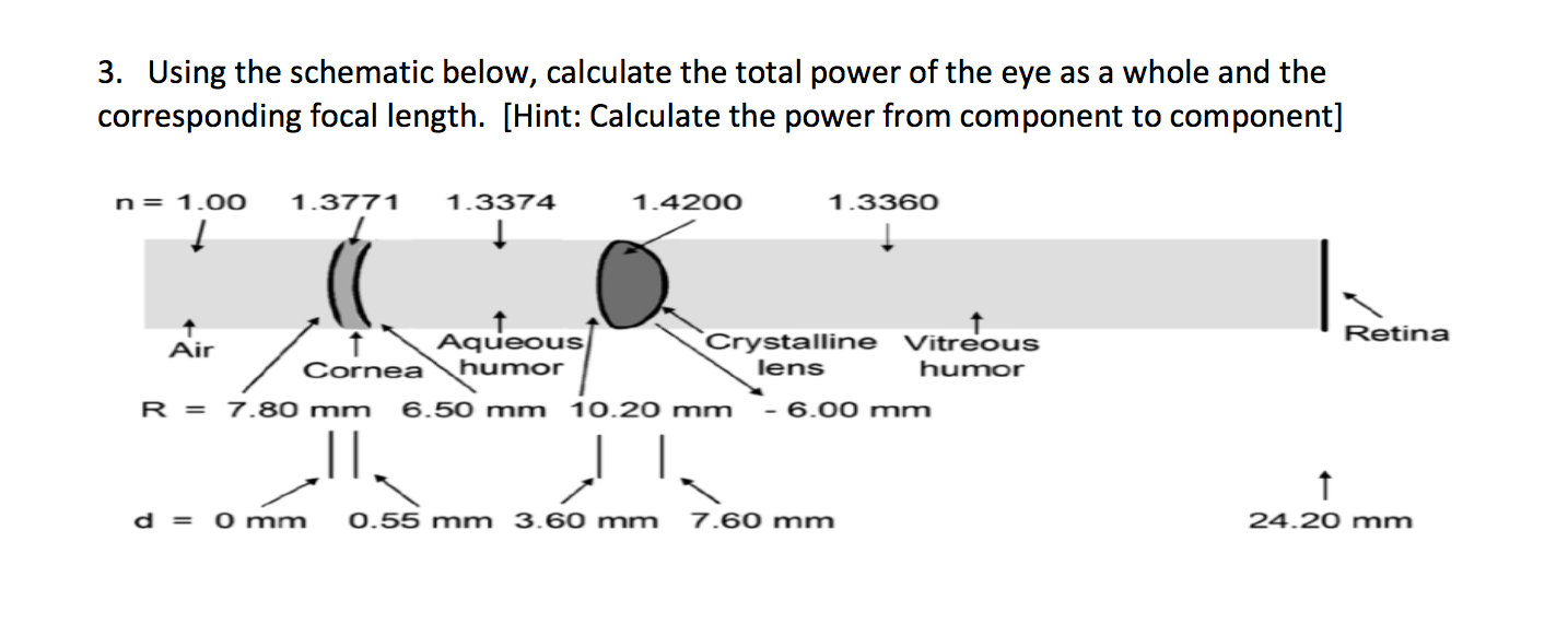 3. Using the schematic below, calculate the total | Chegg.com