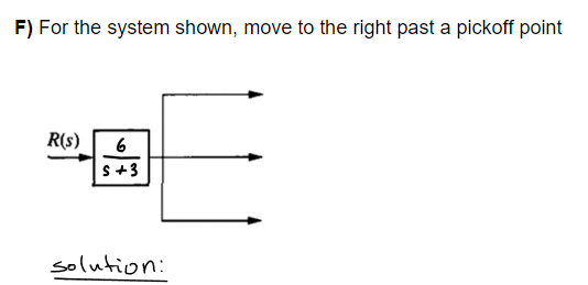 Solved D) For the system shown, move the block to the right | Chegg.com