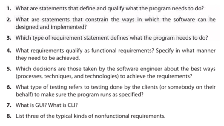 Solved Easy Software Engineering Question, will upvote. From | Chegg.com