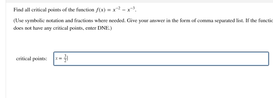 Solved Find all critical points of the function f(x) = | Chegg.com