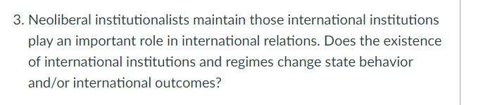 Solved Discuss at least 2 theories of international | Chegg.com