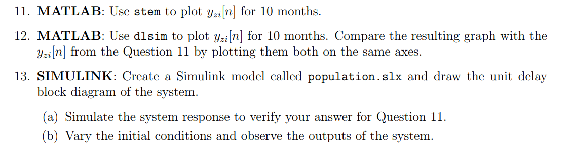 Solved In MATLAB a continuous-time state representation can | Chegg.com
