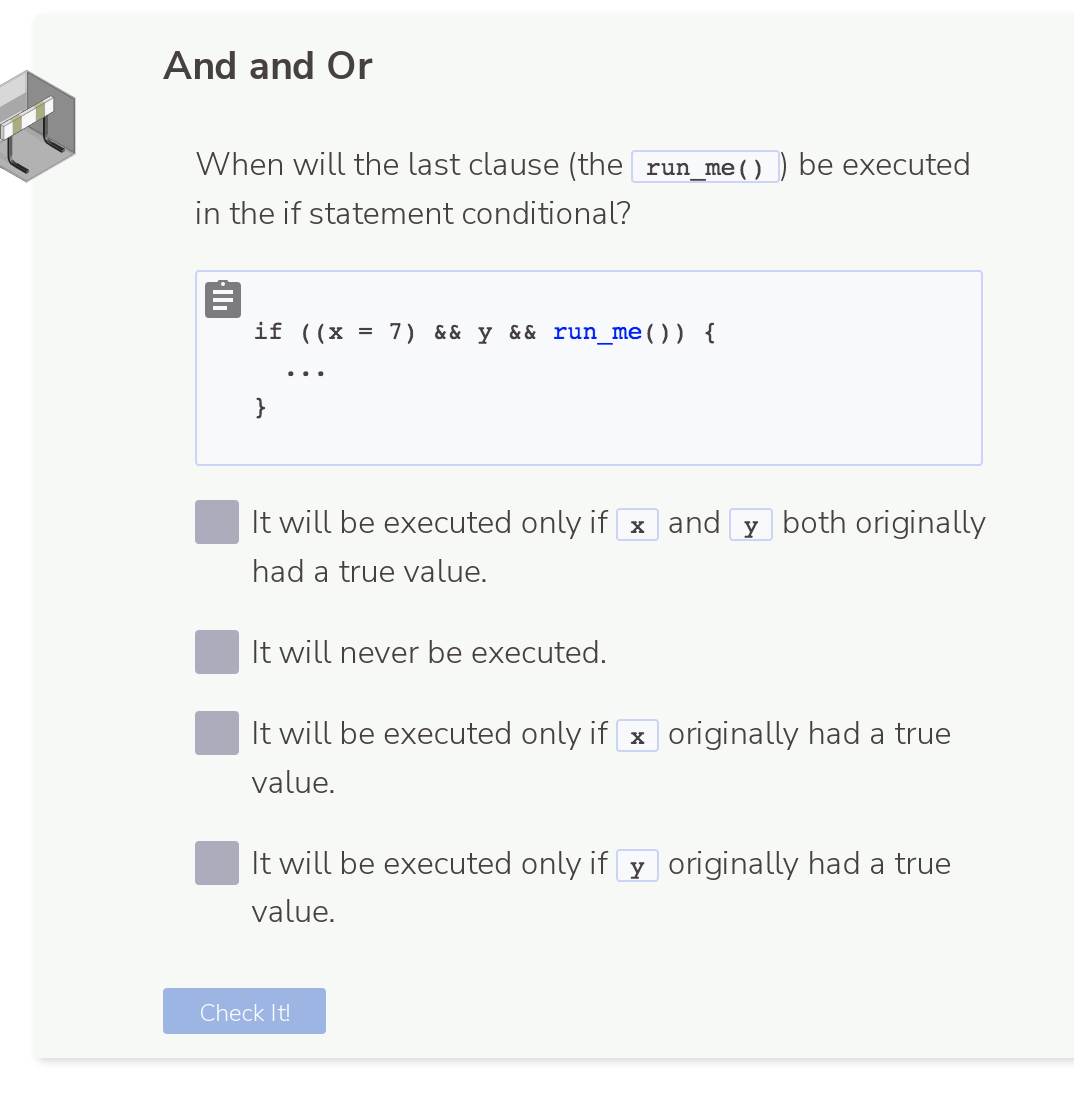 Solved When will the last clause (the be executed in the if | Chegg.com