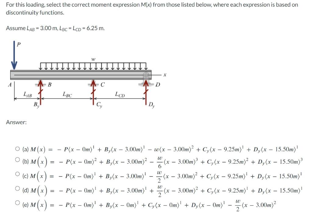 Solved For the beams shown, assume that | Chegg.com
