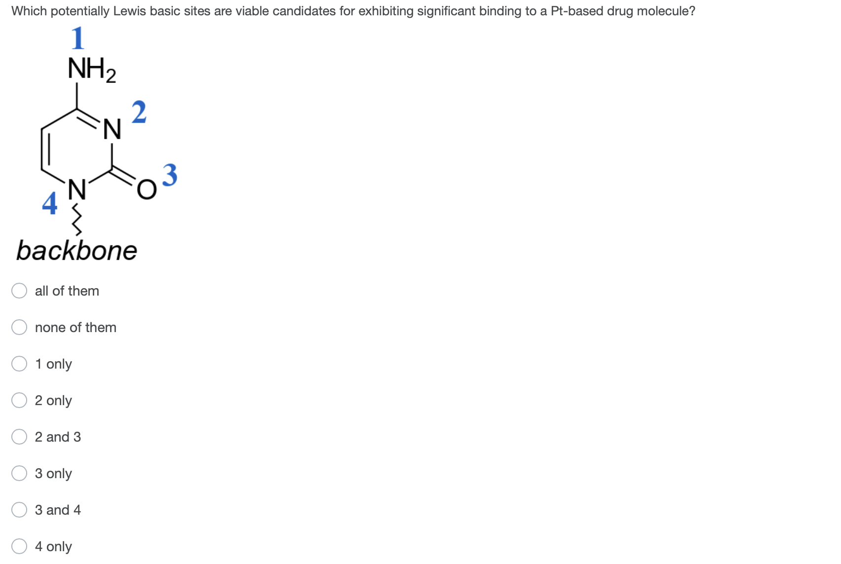 Solved all of them none of them 1 only 2 only 2 and 3 3 only | Chegg.com