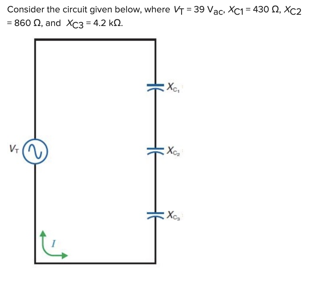 Solved Calculate the voltage VC1, VC2, and VC3. Round the | Chegg.com