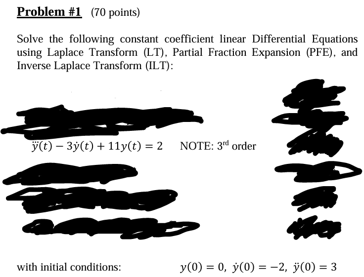 Solved Problem #1 (70 ﻿points)Solve the following constant | Chegg.com