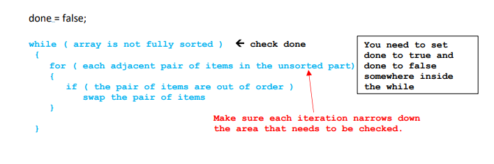 Solved Im trying to write bubble sort function with | Chegg.com