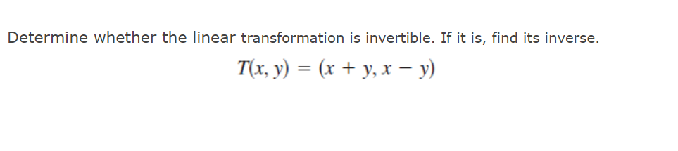 Solved Determine whether the linear transformation is | Chegg.com