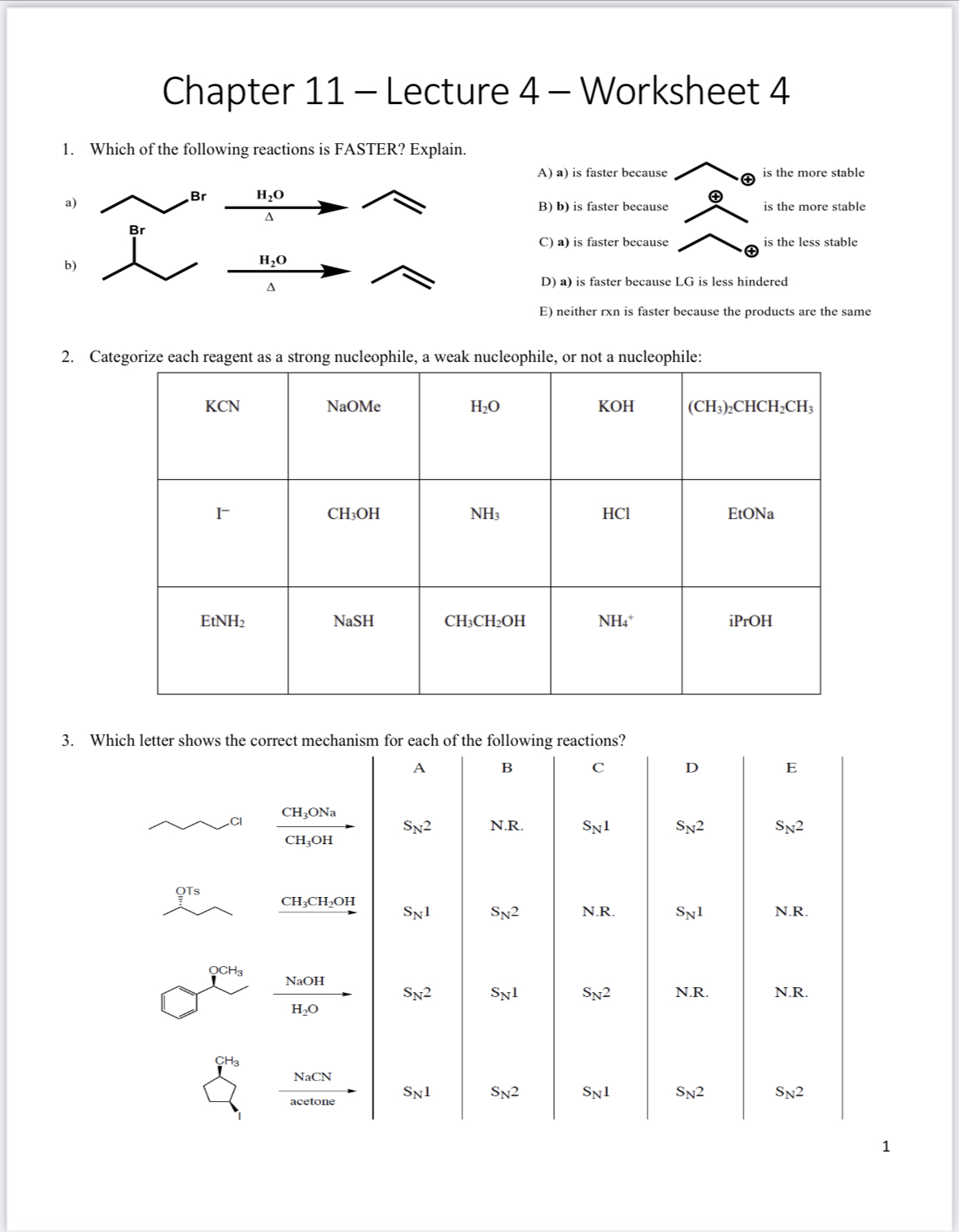 Solved Chapter 11 - ﻿Lecture 4 - ﻿Worksheet 41. ﻿Which of | Chegg.com