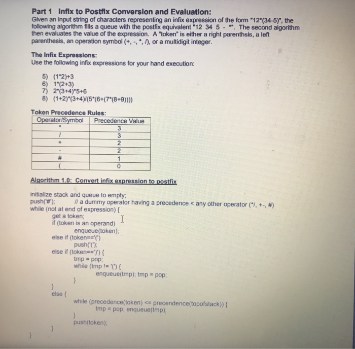 Solved CISP 430 Asslgnment 5 Spring 2018 Stack and Queue | Chegg.com