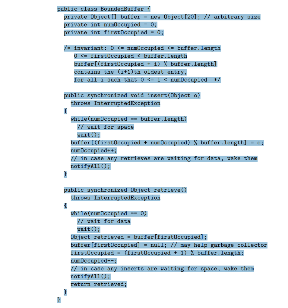 Solved Define a Java class for readers/writers locks, | Chegg.com