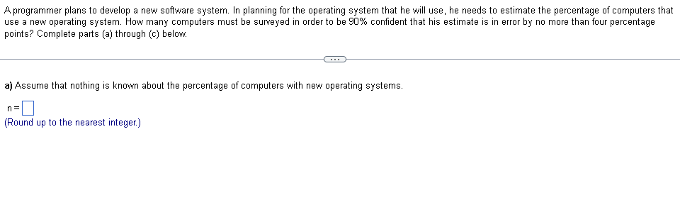 Solved A programmer plans to develop a new software system. | Chegg.com
