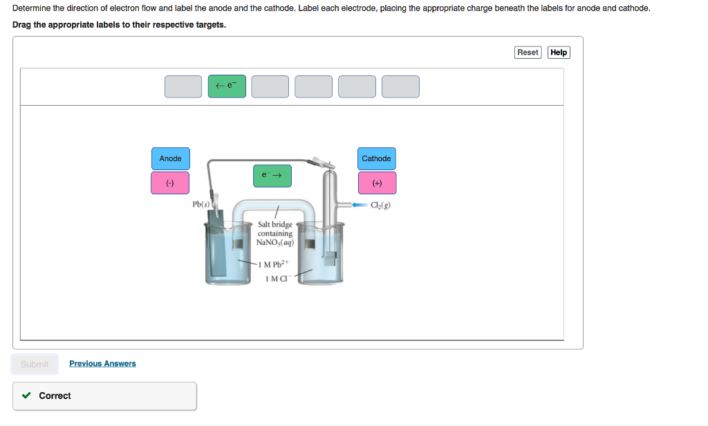 Solved 1 1 Determine the direction of electron flow and | Chegg.com