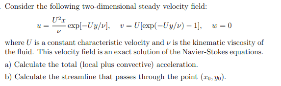Solved Consider the following two-dimensional steady | Chegg.com