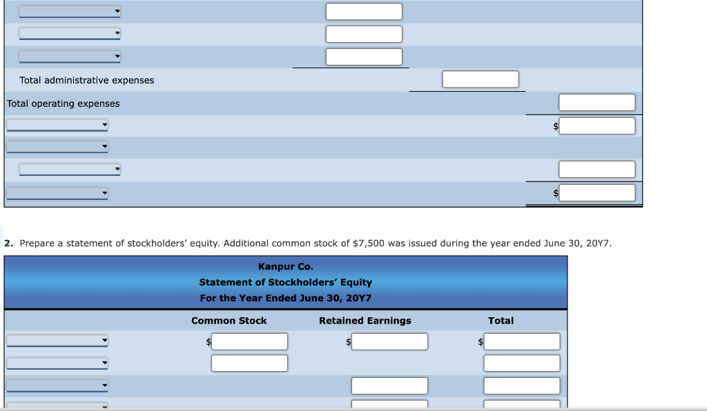 Solved Multiple-step income statement and balance sheet The | Chegg.com