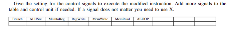 Solved In this problem we will extend the single-cycle | Chegg.com
