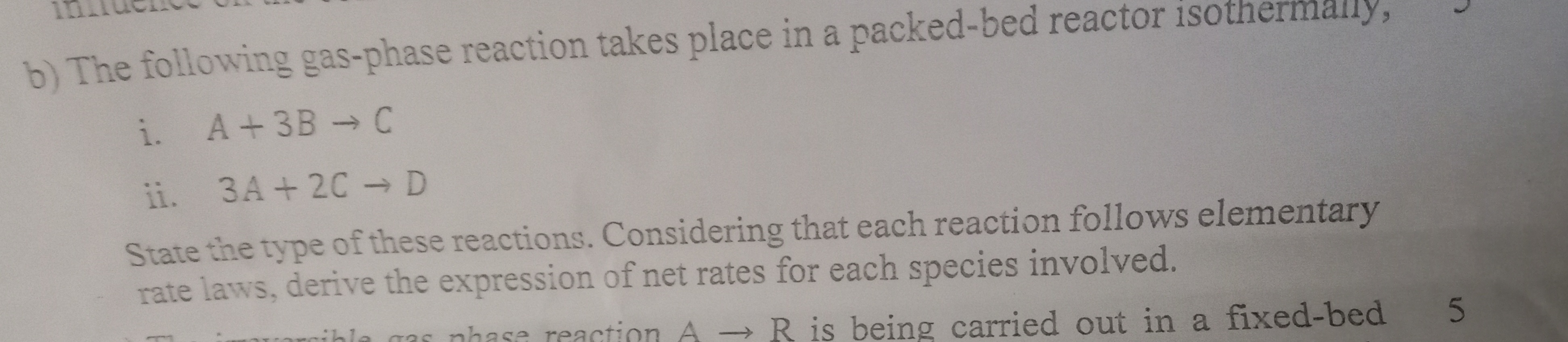 Solved bA+3B→Cii. 3A+2C→DState the type of ﻿these reactions. | Chegg.com