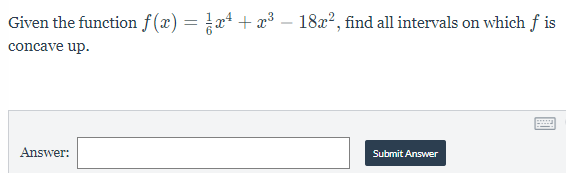 Solved = The twice-differentiable function f is shown below | Chegg.com
