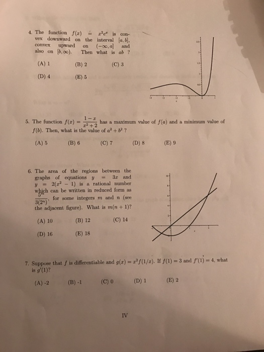 Solved Calculus Problems 1. Every function f is continuous. | Chegg.com