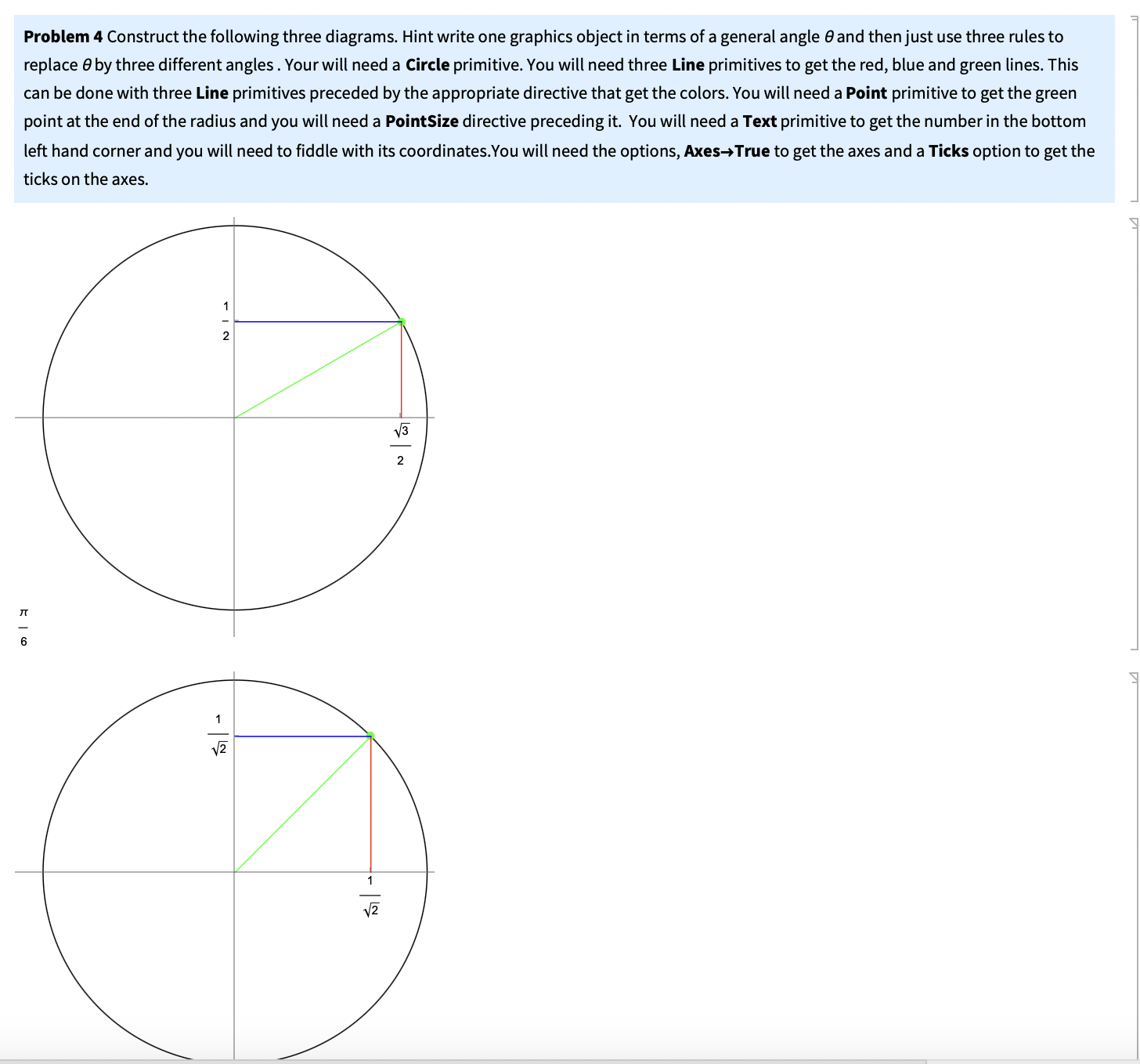Problem 4 Construct the following three diagrams. | Chegg.com