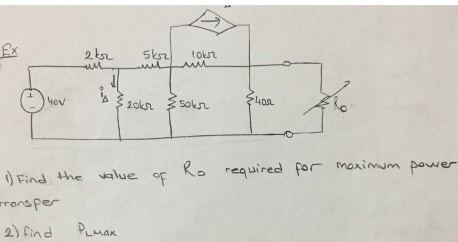 Solved Find the value of R0 ﻿required for maximum | Chegg.com