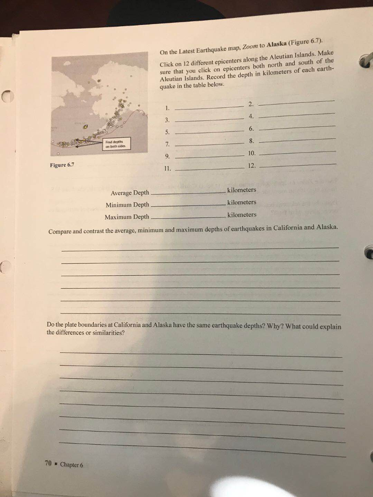 Solved Name: SID #: Lab: LAB ACTIVITY WHERE Do EARTHQUAKES | Chegg.com