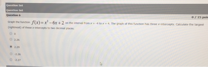 Solved Graph the function f(x) = x^3 - 6x + 2 on the | Chegg.com