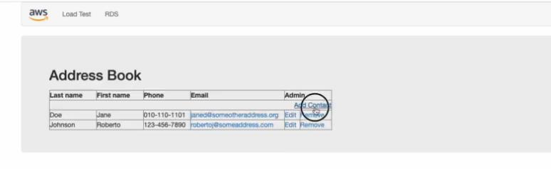 Solved In AWS, I created a database and EC2 | Chegg.com
