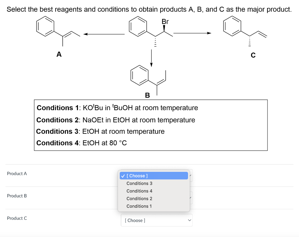 Solved Select the best reagents and conditions to obtain | Chegg.com