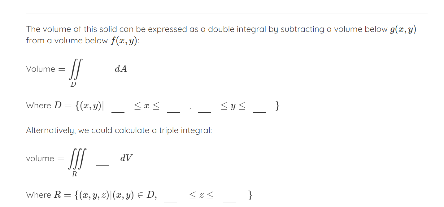 [Solved]: Consider the solid bounded by the two surfaces z