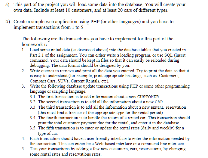 Solved Answer A and B, please. Write query for MySQL, thank | Chegg.com