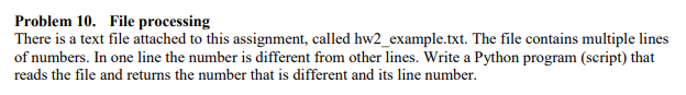 Solved Introduction to Programing Environments (Python) | Chegg.com