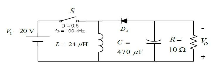 Solved Be the cc-cc converter shown in the figure: To | Chegg.com