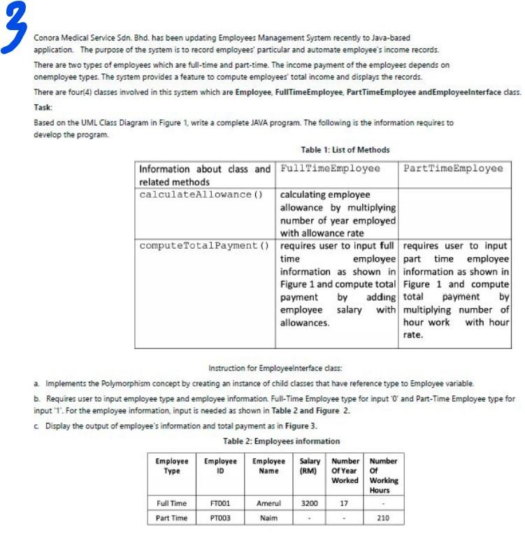 Solved EmployeeInterface 1 +main args:String(): void | Chegg.com