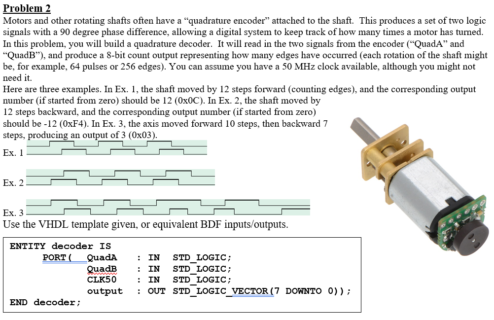 Solved Problem 2 Motors and other rotating shafts often have | Chegg.com