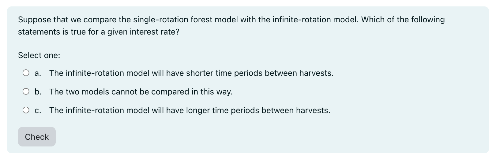 Solved Suppose that we compare the single-rotation forest | Chegg.com