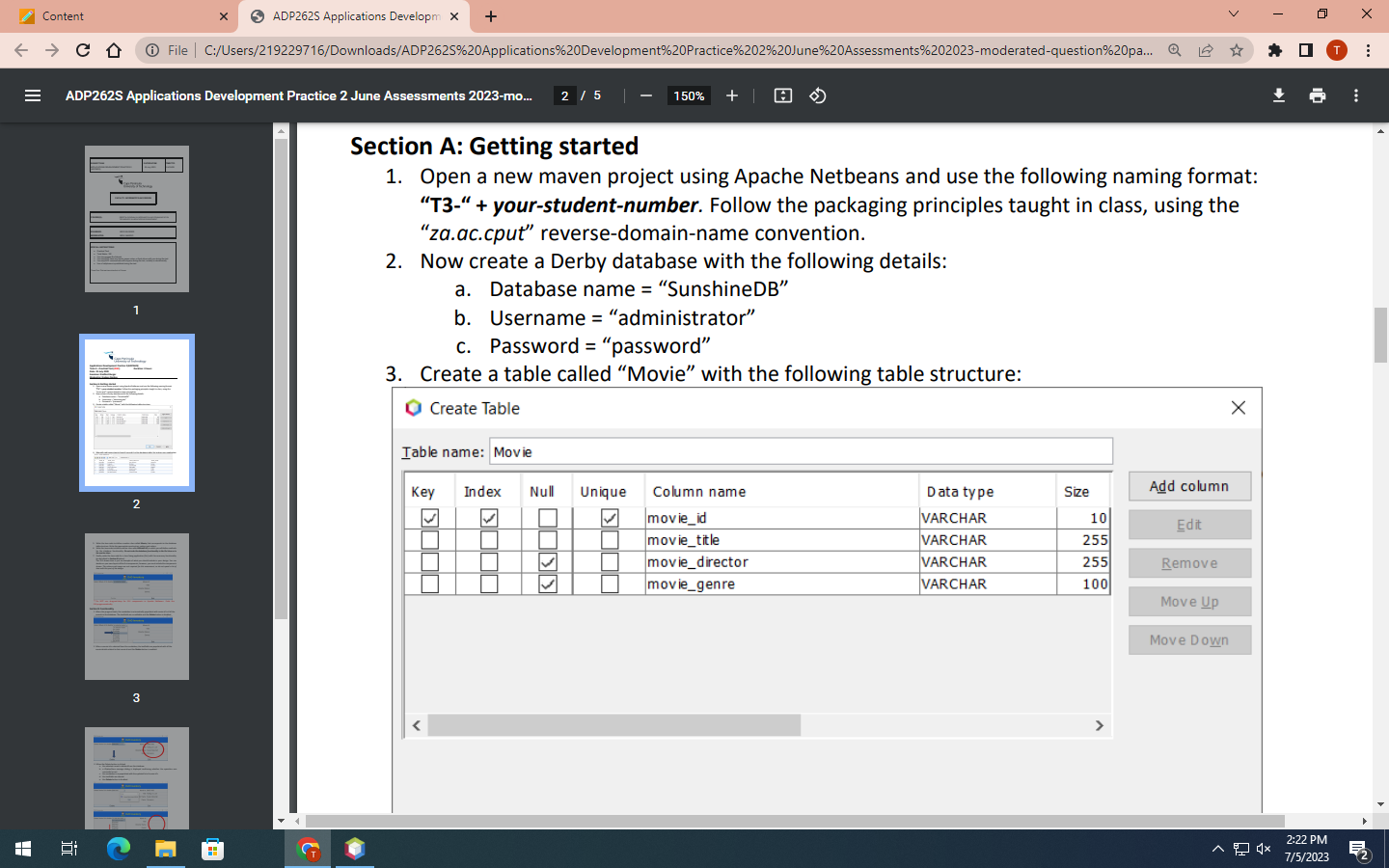 Solved Section A: Getting started 1. Open a new maven | Chegg.com