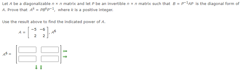Solved Let A be a diagonalizable nx n matrix and let P be an | Chegg.com