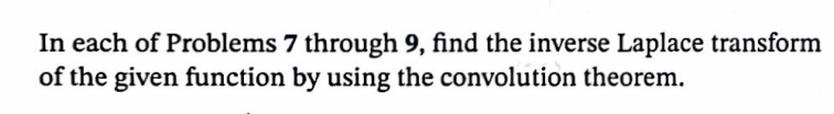 Solved In each of Problems 7 through 9, find the inverse | Chegg.com