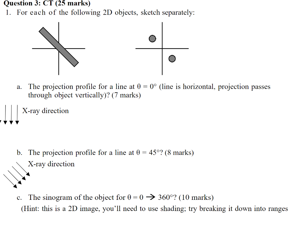 Solved Question 3: CT (25 marks) 1. For each of the | Chegg.com