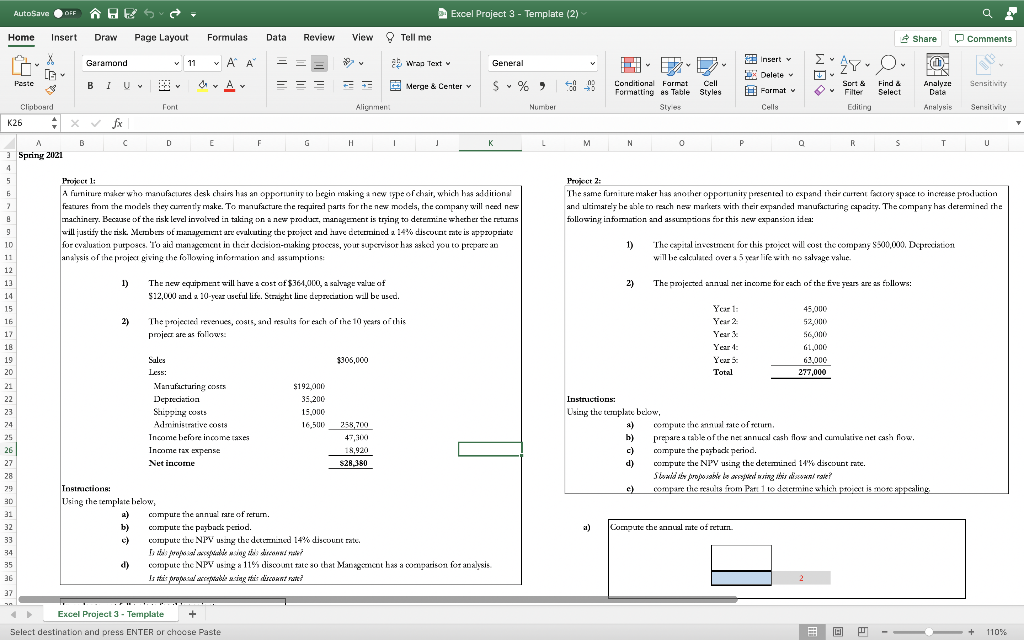 Solved Please help me with project 1, a, b, c, and | Chegg.com