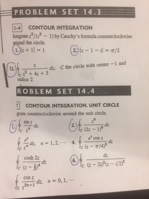 Solved CONTOUR INTEGRATION Integrate z^2/(z^2 - 1) by | Chegg.com
