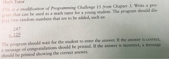 Solved This is a modification of Programming Challenge 15 | Chegg.com