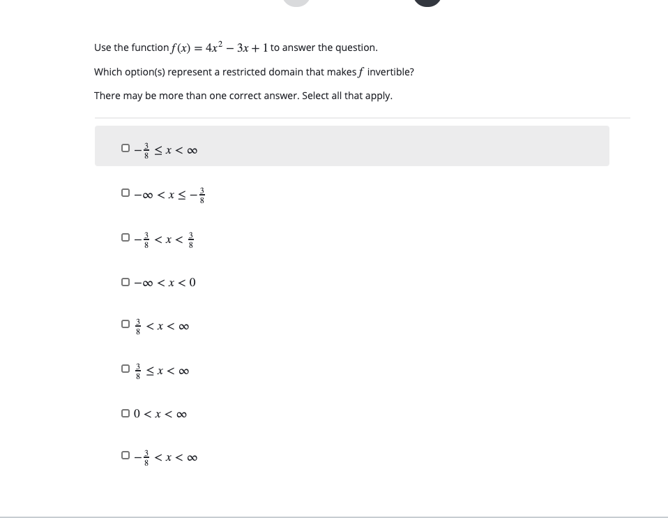 Solved Use the function f(x)=4x2−3x+1f(x)=4x2−3x+1 to | Chegg.com